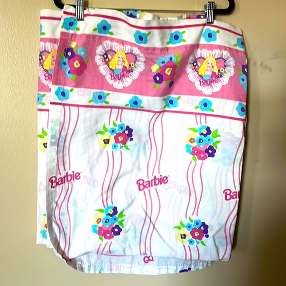 Barbie | Bedding | Vintage Barbie 996 Flattop Full Size Bed Sheet ...